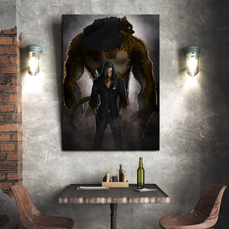 Unframed-ONE-Piece-Anime-Poster-Manga-Character-Rob-Lucci-Wall-Painting ...