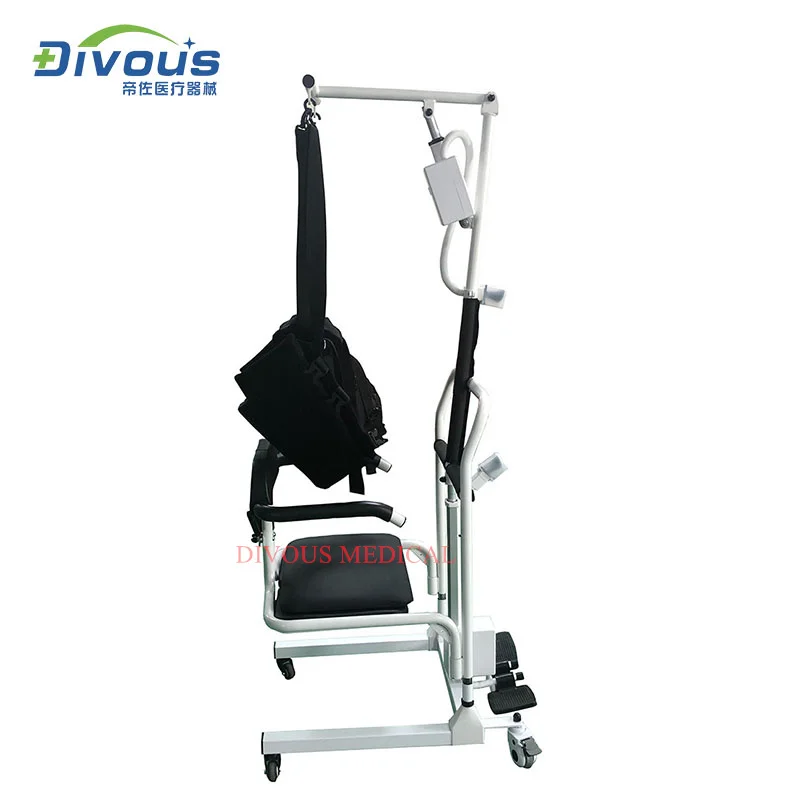 Free Shipping New Design Electric Patient Transfer Lift Wheelchair ...