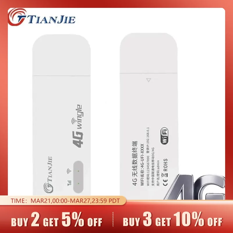 TIANJIE-150Mbps-4G-Wifi-Router-Sim-Card-GSM-UMTS-LTE-Wireless-Modem-Car ...