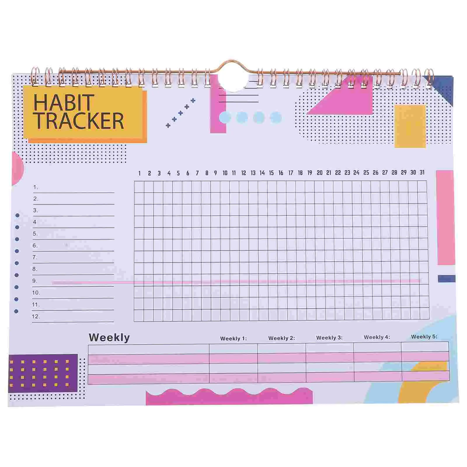Calendars-English-Habit-Tracker-Record-Planner-Notepad-Large-Tracking ...