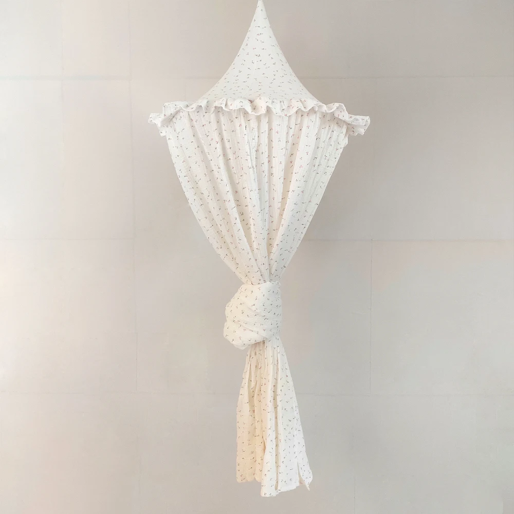 Organic-Muslin-Cotton-Certificated-Hanging-Ceiling-Tent-Kids-Room-Bed ...