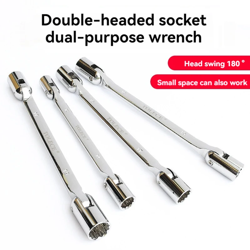 8-23MM-Metric-Double-end-Pipe-Socket-Wrench-Car-Repair-Tool12-point-PT ...