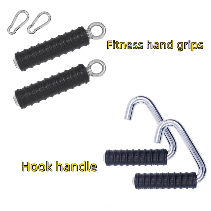 Fitness-Home-Gym-Multifunction-Metal-Hook-Handles-Grips-Triceps ...