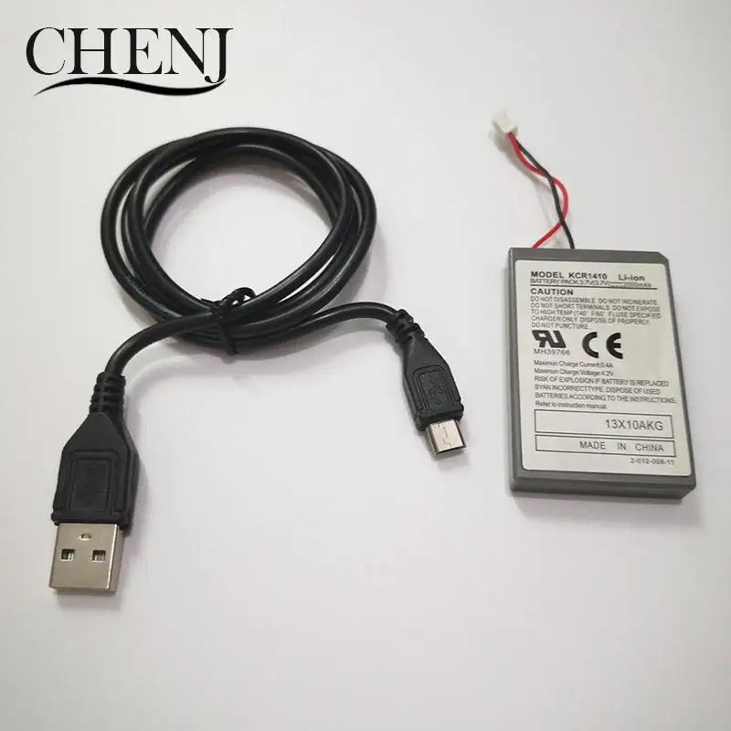 1PC 3.7v 2000mah + USB PS4 Controller Built in Battery Kit Charger ...