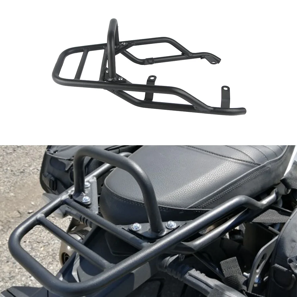 Motorcycle-Rear-Seat-Rack-Bracket-Luggage-Carrier-Cargo-Shelf-Support ...