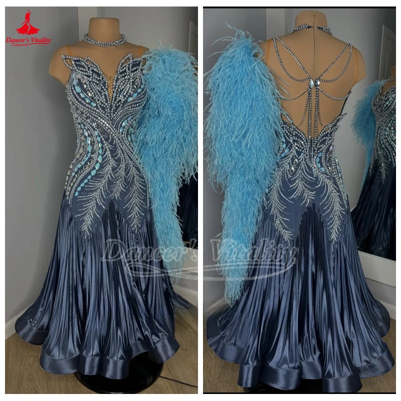 Moden BallroomDance Club Standard Performance Big Swing Dress ...