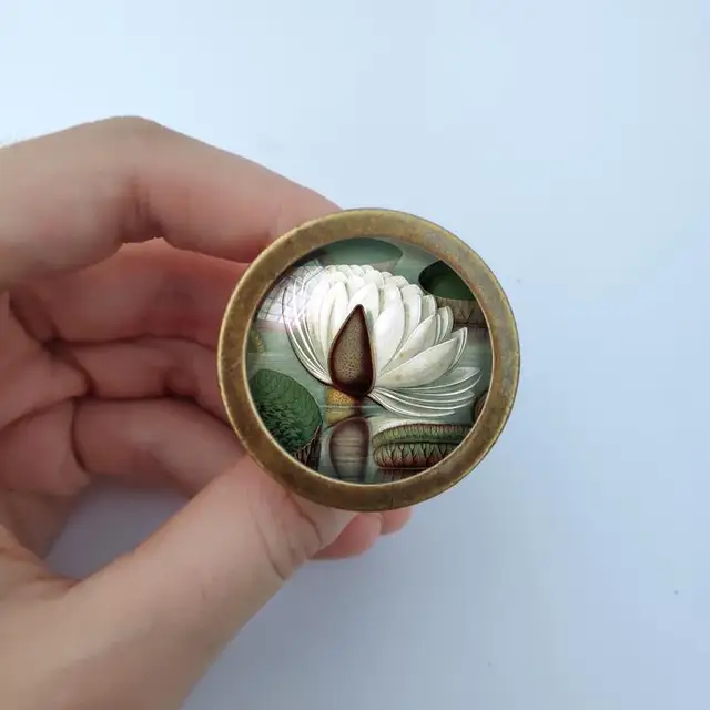 Perillas De Gabinete Victorianas Perilla Circular Perillas Doradas