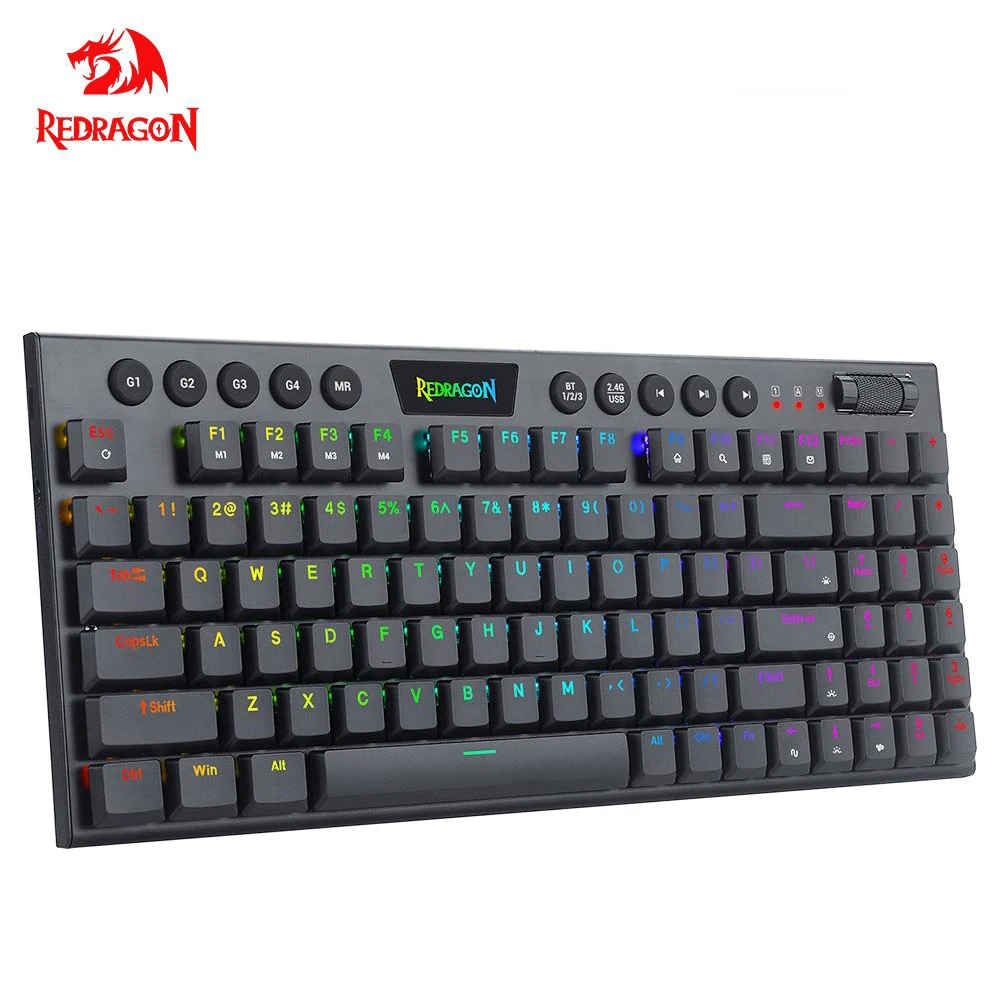 Redragon Teclado mecánico K625P KBS para Gamer Yi Pro, 2,4G ...