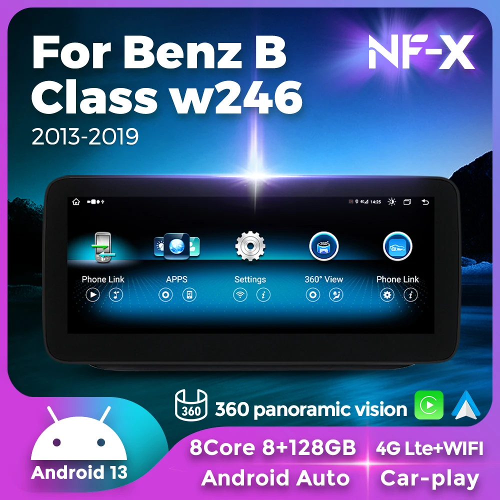 Wireless-Carplay-Car-Radio-For-Mercedes-Benz-B-Class-W245-W246-B180 ...