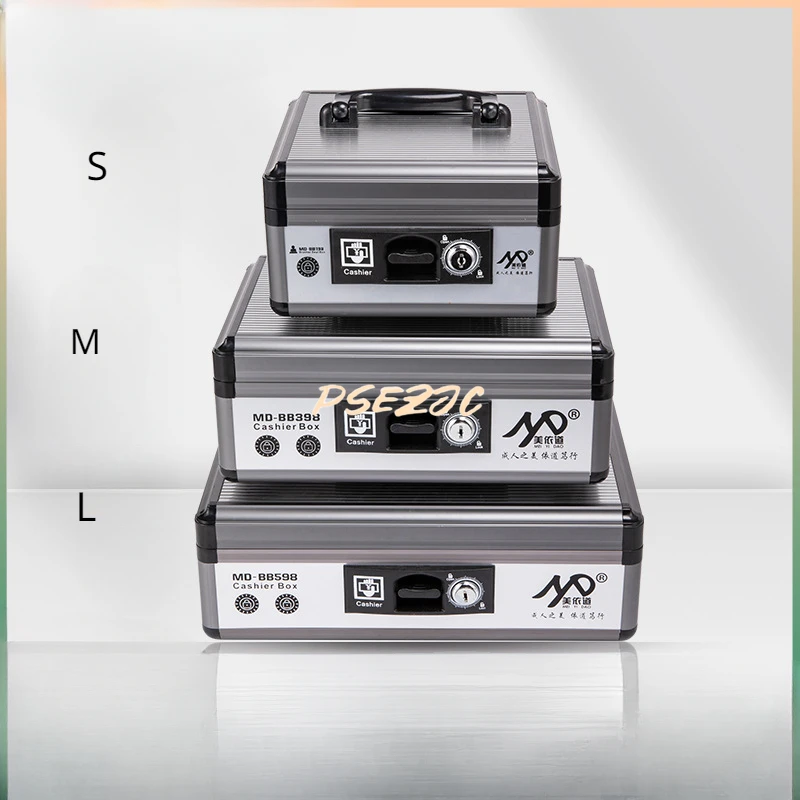 Supermarket-Lockable-Aluminum-Alloy-Cash-Register-Box-Portable-Shopping ...