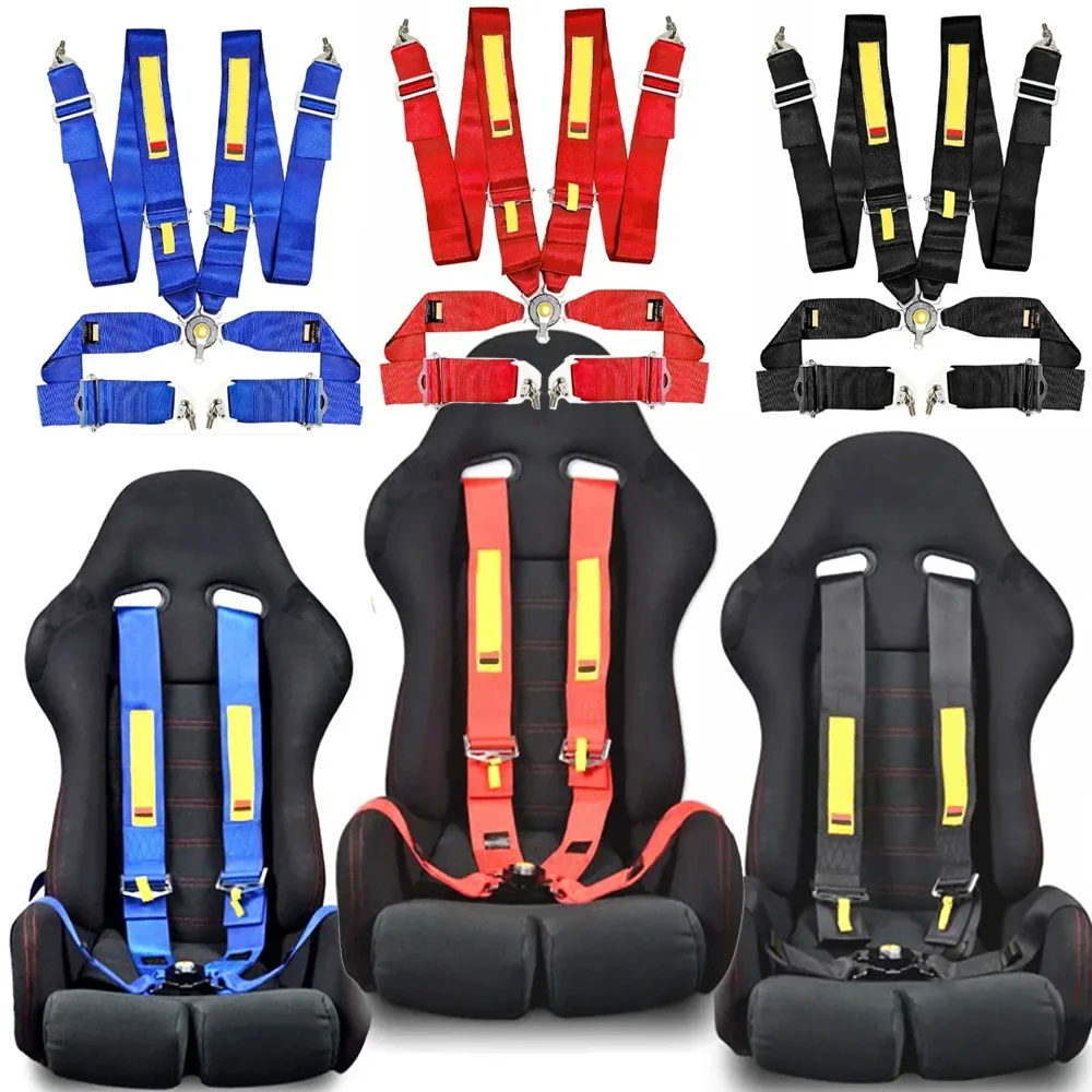 Universal-4-5-6-Point-Racing-Car-Seat-Belt-Harness-Camlock-Quick ...