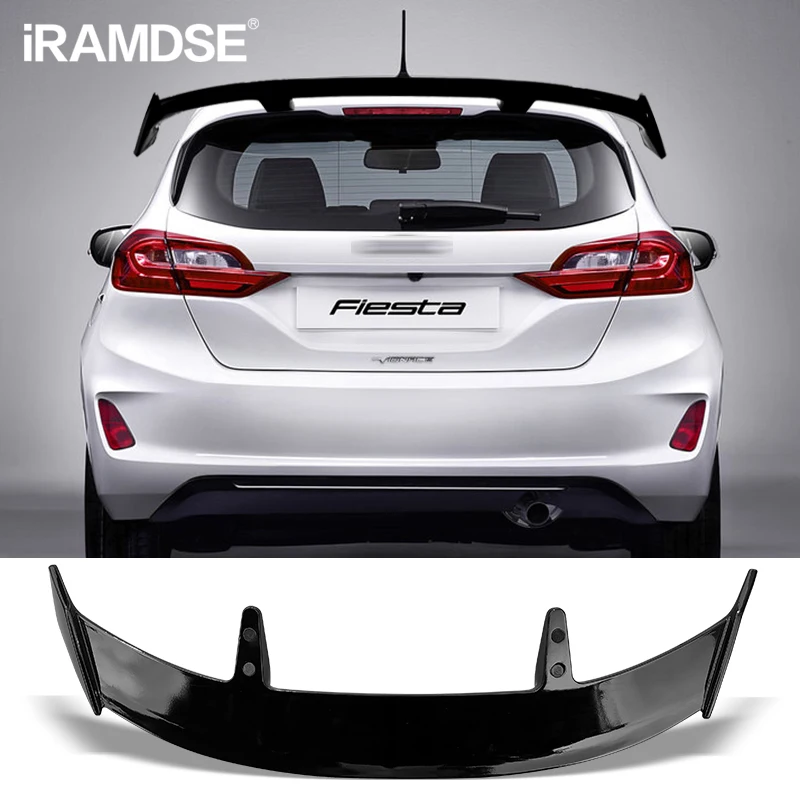 Spoiler Voor Ford Fiesta Actieve Gloss Black Rear Voorruit Vleugel ...