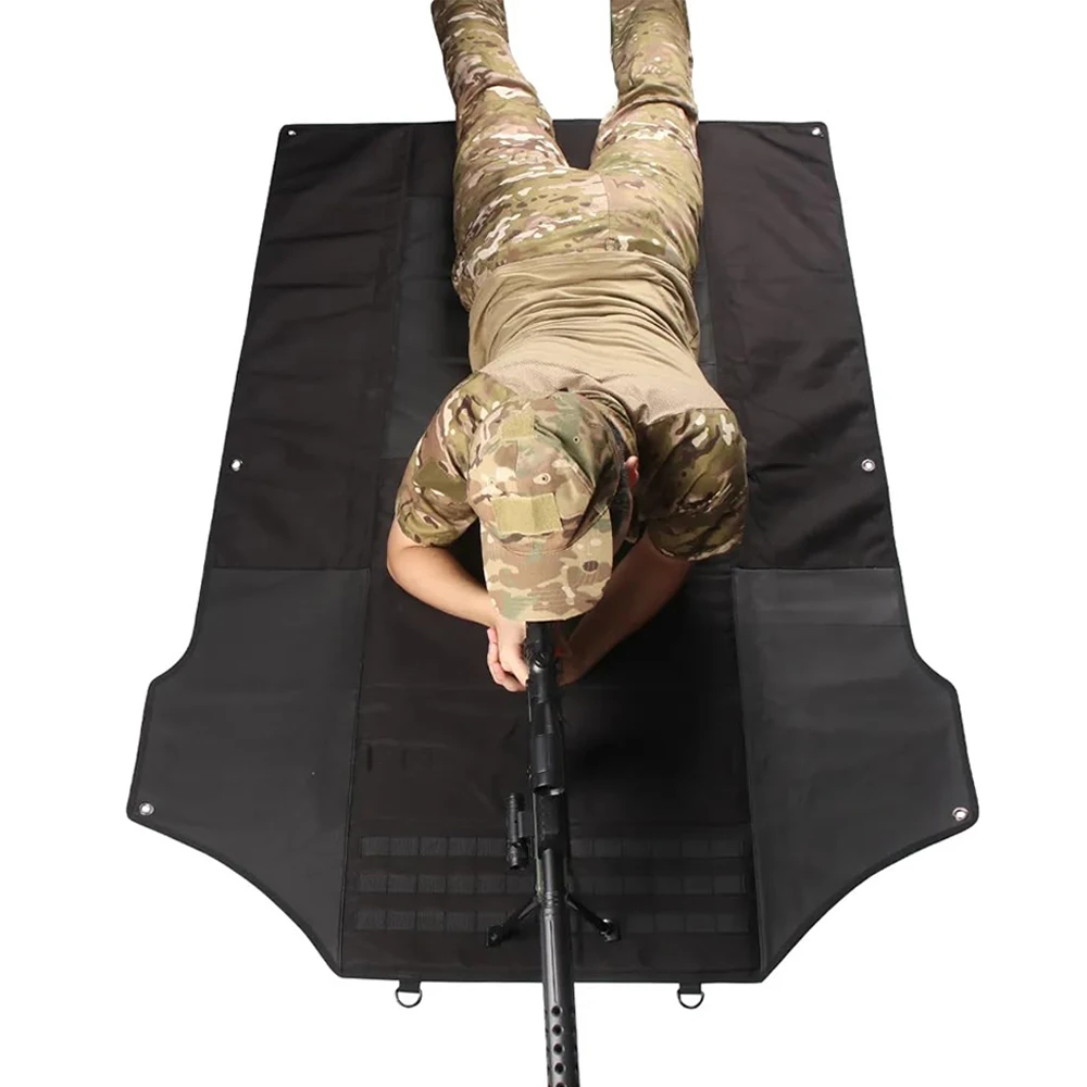 Tactical Shooting Training Mat, Prone Roll Up Shooting Mat for Range ...