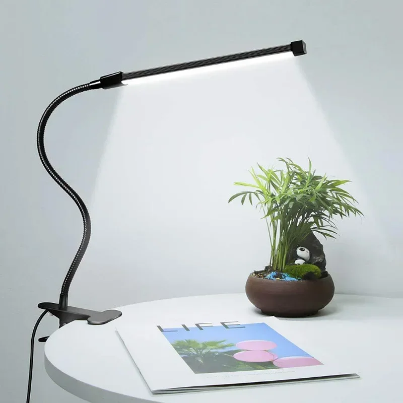 LED clip type desk lamp, student dormitory, bedroom, desktop, bedside ...