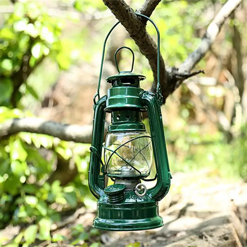 19cm-Portable-Handheld-Oil-Lamp-Retro-Vintage-Kerosene-Lamp-Outdoor ...