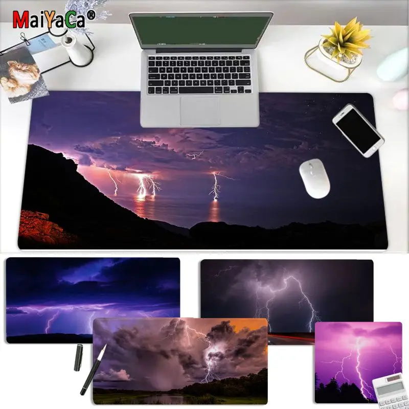 Thunderbolt-Lightning-Mousepad-Boy-Pad-Laptop-Gaming-mouse-tama-o-para ...