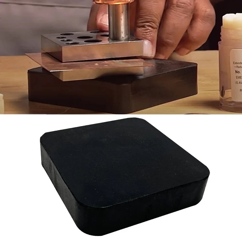 1PCS Rubber Square Pad Mat Wear-Resistant Noise Reduction Insulation ...
