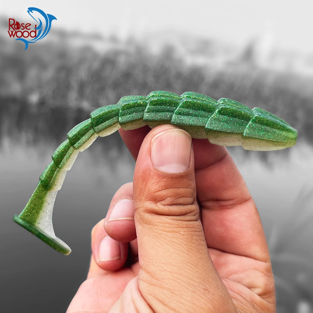 Soft Fishing Lures Finesse Swimbait Salted Breaker Worm Artificial Bait ...
