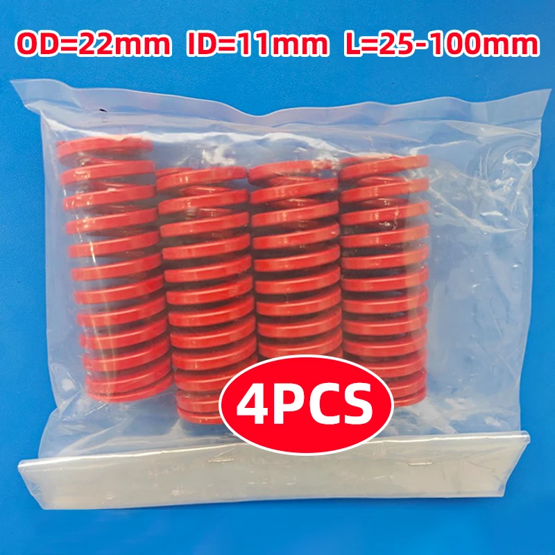 Creamily 4PCS Die Springs Loading Spiral Alloy Steel Compression Mould ...