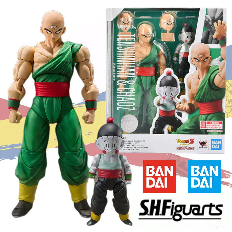 Bandai-Original-SHF-Dragon-Ball-Tenshinhan-Chaoz-Anime-Action-Figure-S ...