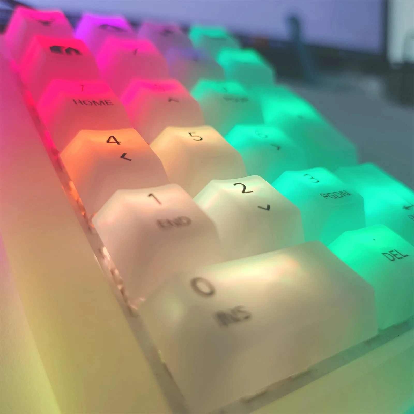 Teclas-transparentes-de-119-teclas-teclas-azul-glae-DIY-para-juegos ...