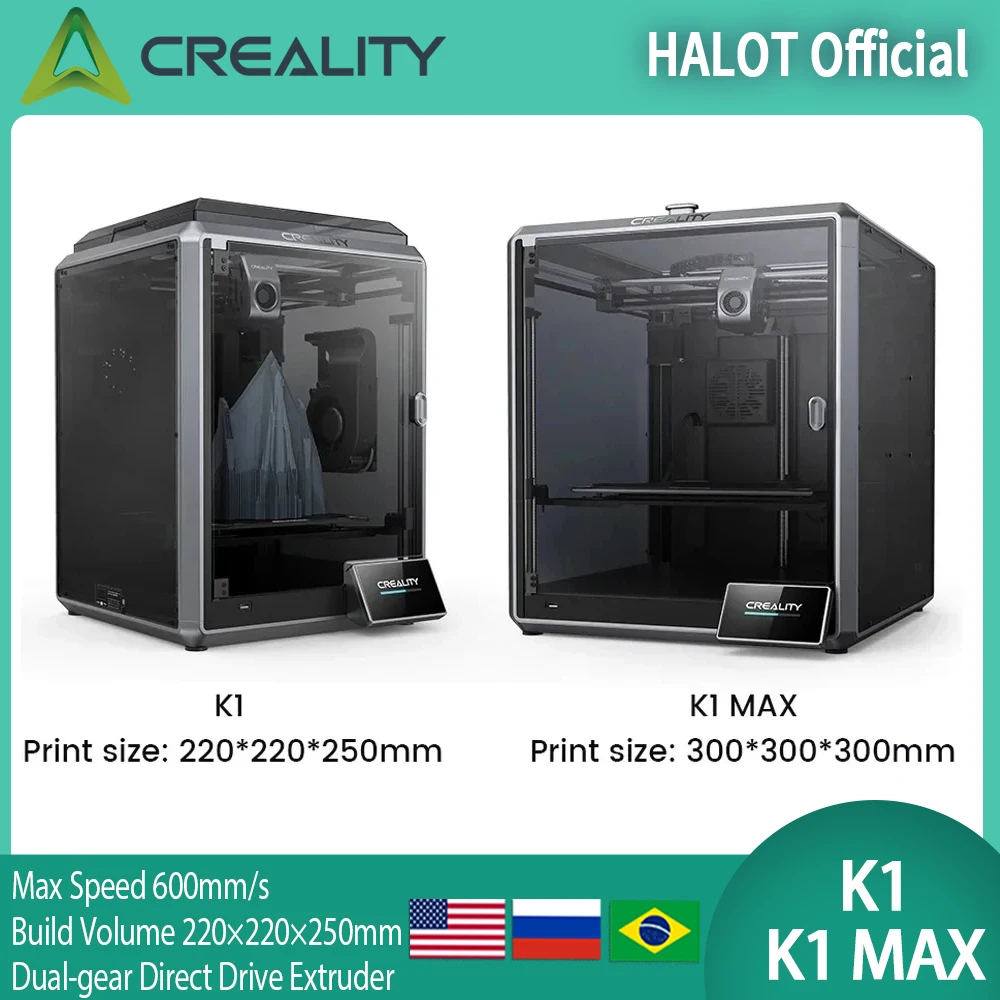 Creality K1 Max AI Fast 3D Printer 600mm/s Printing Speed, 03/02/2024