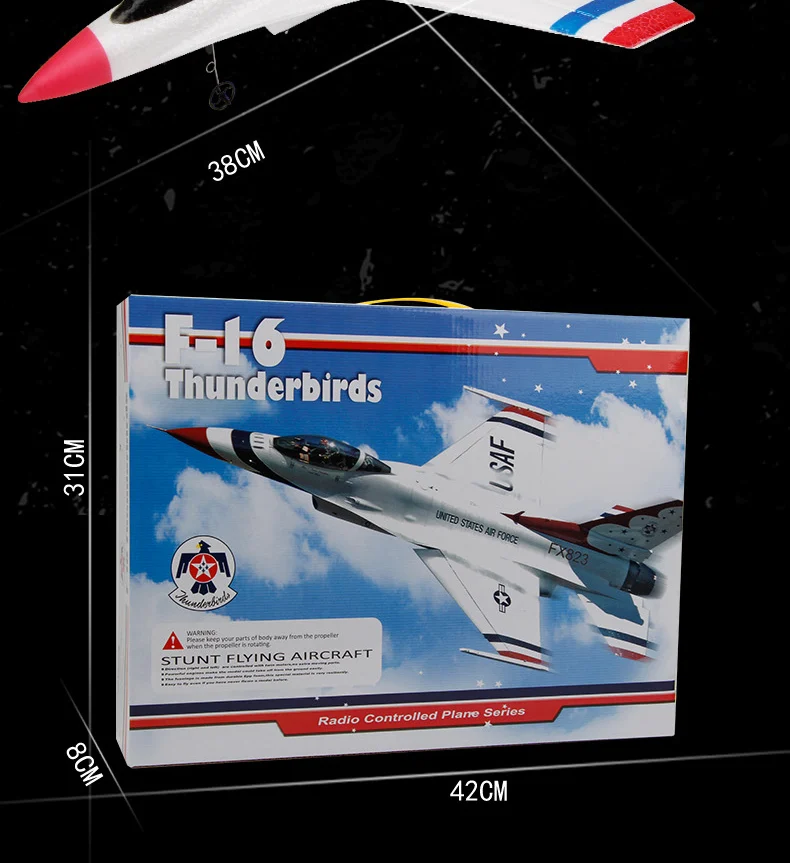 Couleur FX-823 1B Avion télécommandé en mousse EPP pour enfants, mise à ...