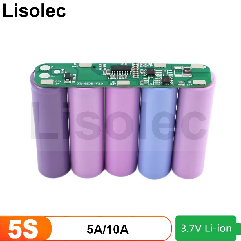 5S BMS 5A 10A Protection Board 18V 21V 18650 Li ion Lipo Lithium ...