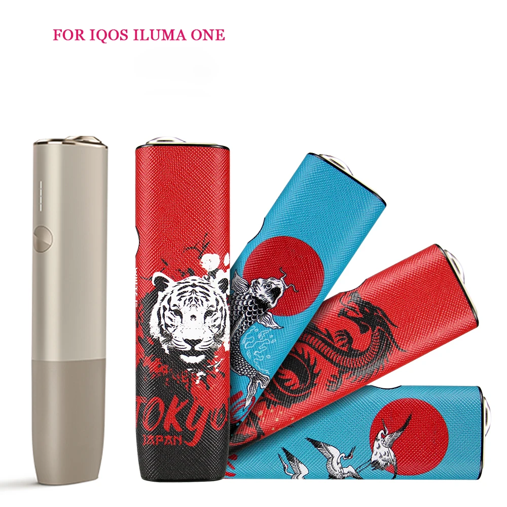 11-Kinds-Leather-Cover-for-IQOS-ILUMA-ONE-Replaceable-E-Smoking-Box-for ...