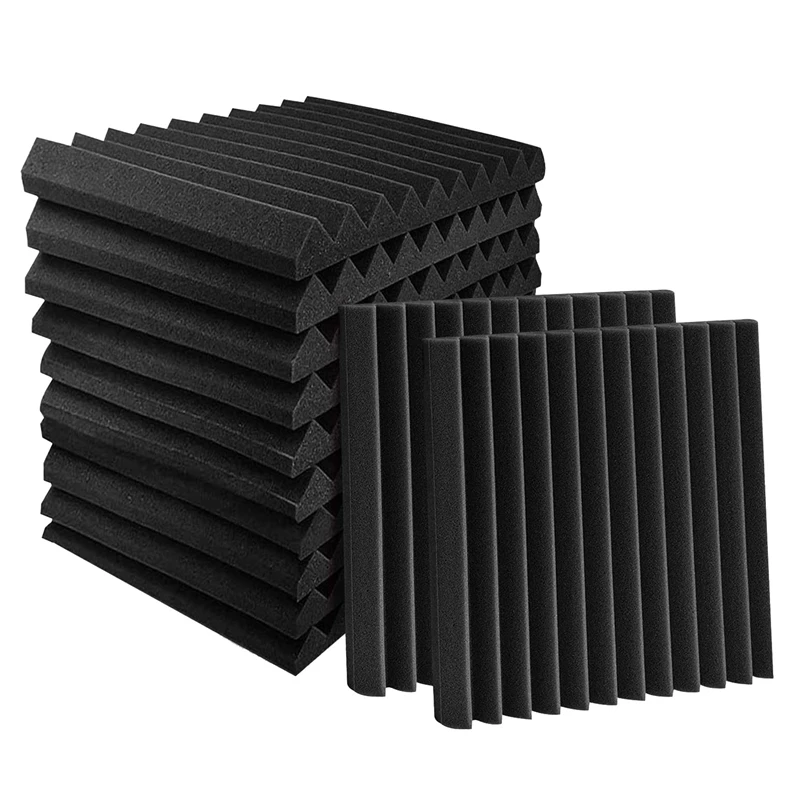 Paneles-de-espuma-ac-stica-completa-paquete-de-24-cu-as-1X12X12 ...