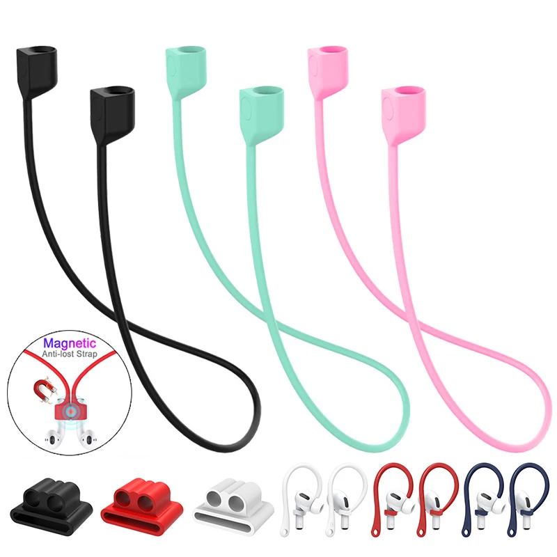 Magnetic-Earphone-Strap-Holder-Cable-for-AirPods-3-pro-2-1-Anti-Lost ...