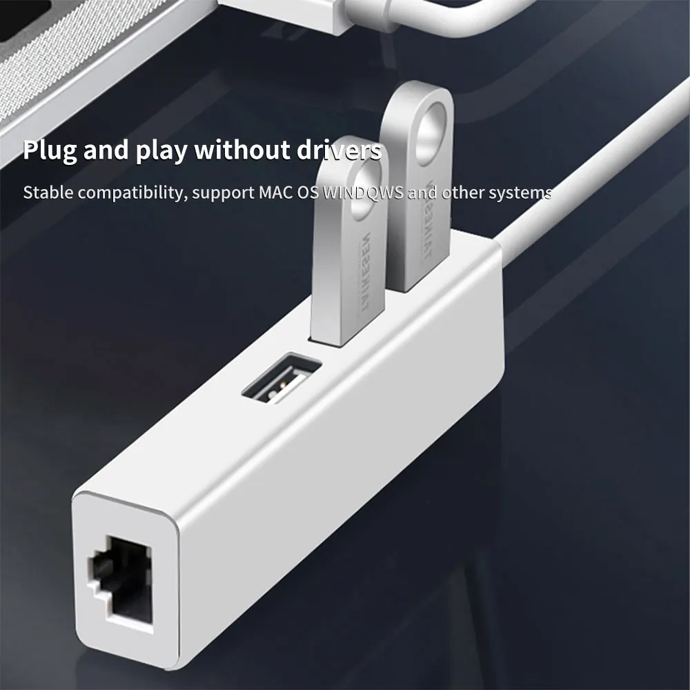 USB - Hub 4 En 1 Usb 2.0 Pour Ordinateur Portable, Adaptateur Pc, Pd ...