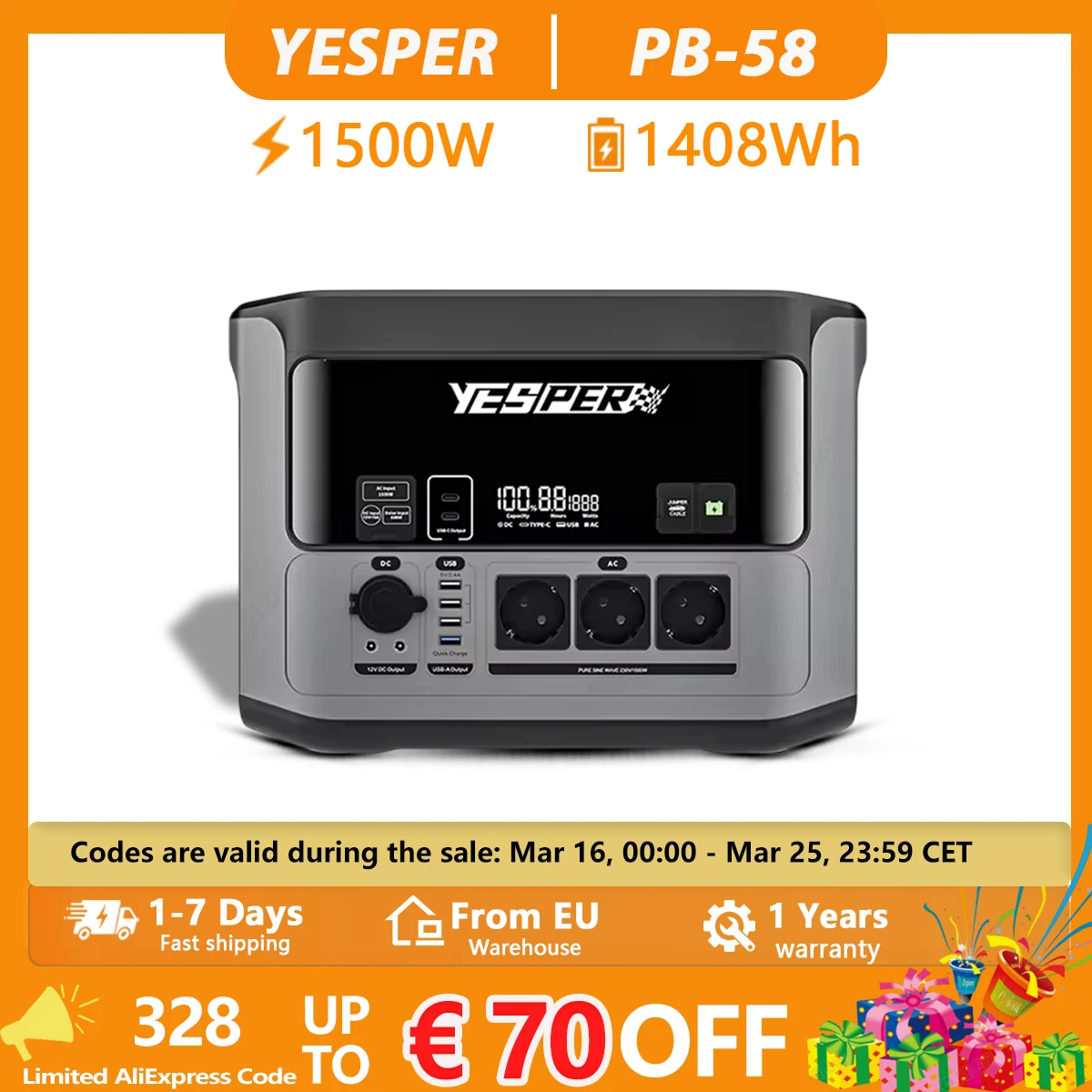Yesper Portable Power Station