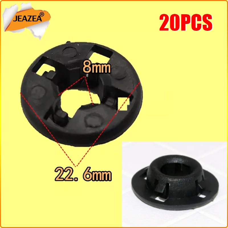 JEAZEA-20pcs-Hood-Support-Prop-Rod-Grommet-Fasteners-9008048064-90480 ...