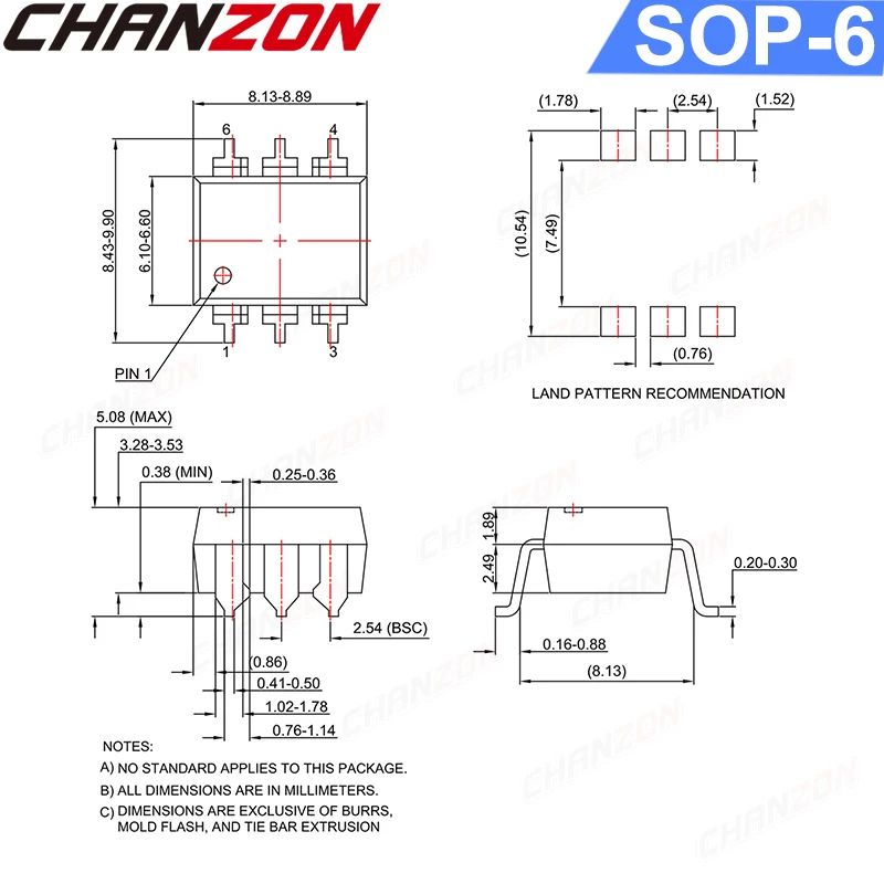6N138 Optocouplers: Features, Pinout, And Datasheet, 55% OFF