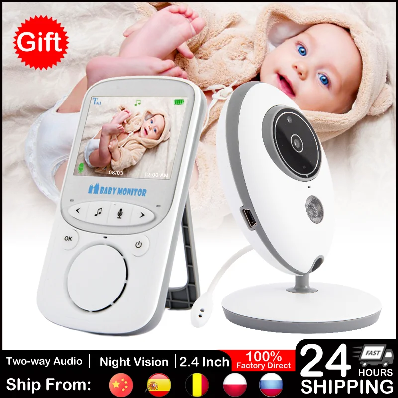 Baby Monitor Wireless Video Nanny Baby Camera Intercom Night Vision ...