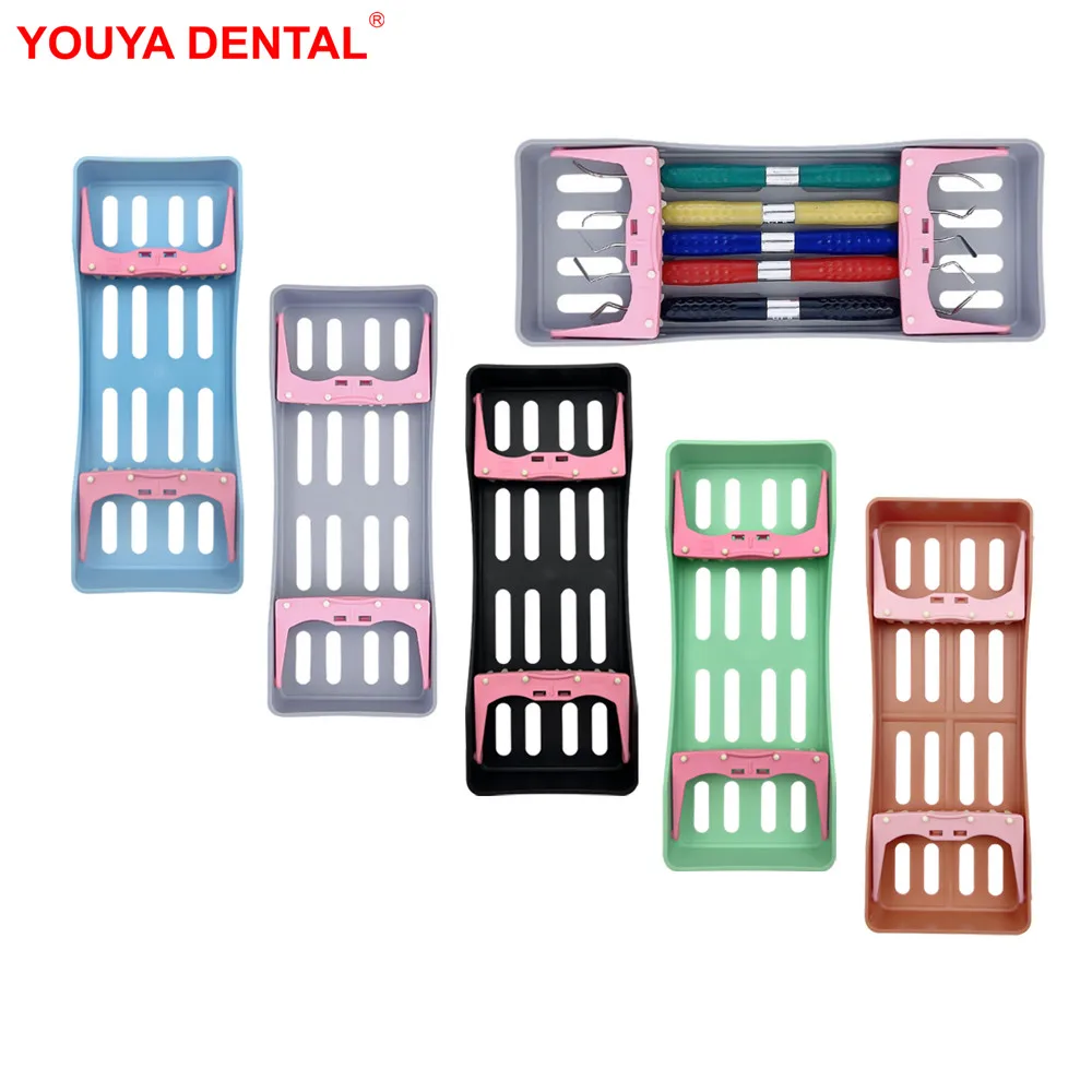 5-Holes-Autoclavable-Dental-Sterilization-Box-For-Instruments-Plastic ...