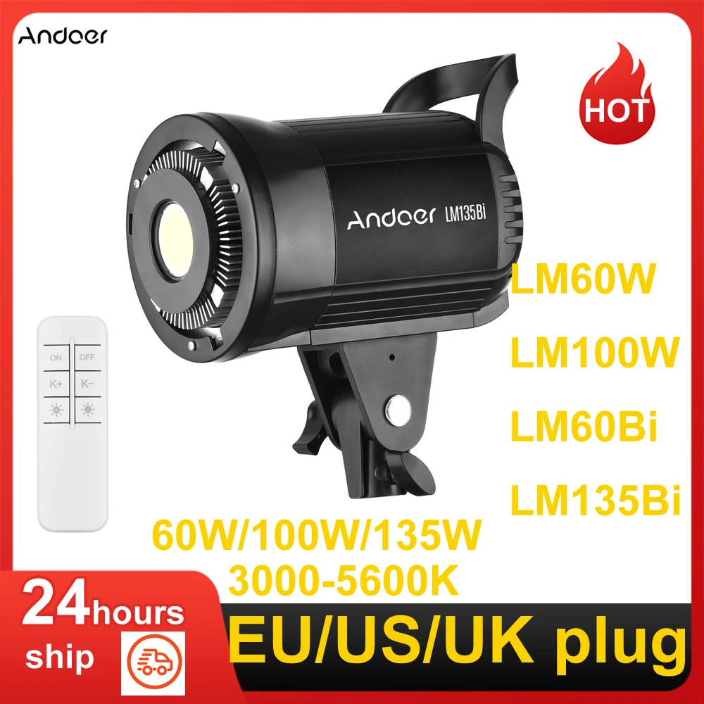 Andoer-LM60Bi-Portable-LED-studio-Light-135W-Video-Light-3000K-5600K ...