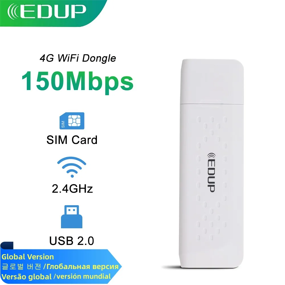 EDUP 4G 와이파이 라우터 휴대용 와이파이 4G LTE 라우터 USB 플러그 플레이, 실내 및 실외 라우터, 포켓 핫스팟 ...