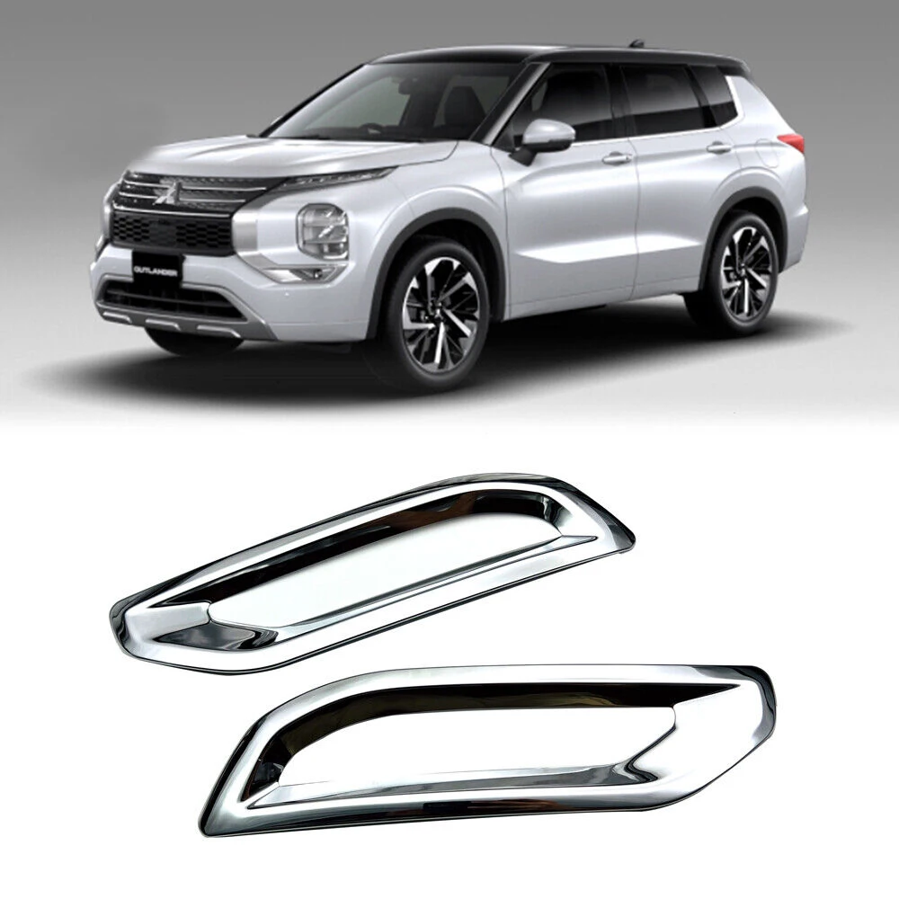 2pcs Car Rear Bumper Lower Trims For Mitsubishi Outlander 2022 Rear ...