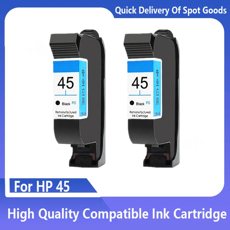 Compatible-45-Black-Ink-Cartridge-51645-51645A-Replacement-for-HP-710C ...