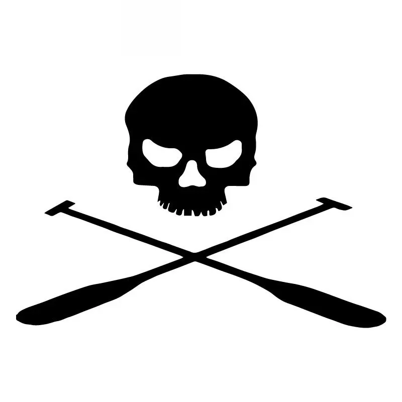 Car-Sticker-Kayak-SKULL-CANOE-ROWING-Decorative-Pattern-Car-Trunk-Car ...
