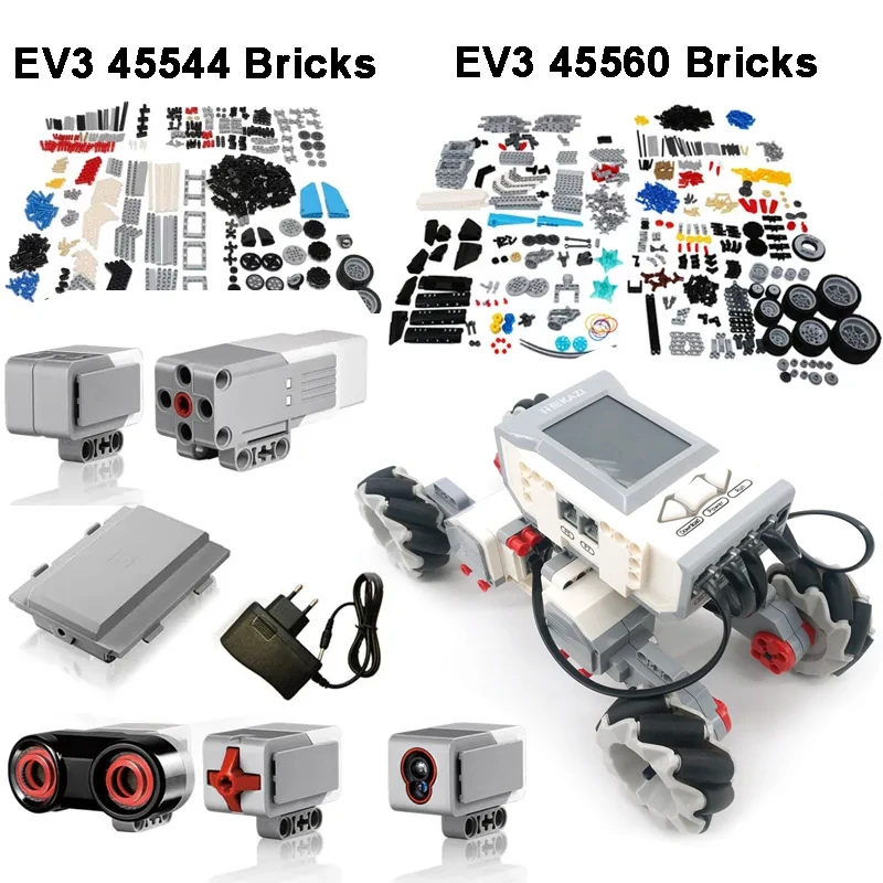 NEW Technical EV3 Mindstorms 45544 45560 Color Touch Gyro Ultrasound ...