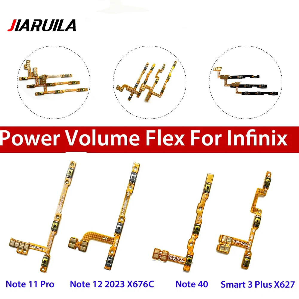 New Volume Button Power Switch On Off Button Flex Cable For Infinix ...