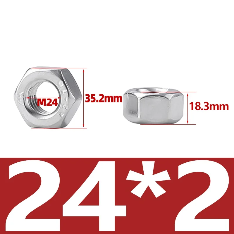 Generic Left hand fine thread nut M8 M12 M14 M16 M20 M22 M24 0 3 304 ...