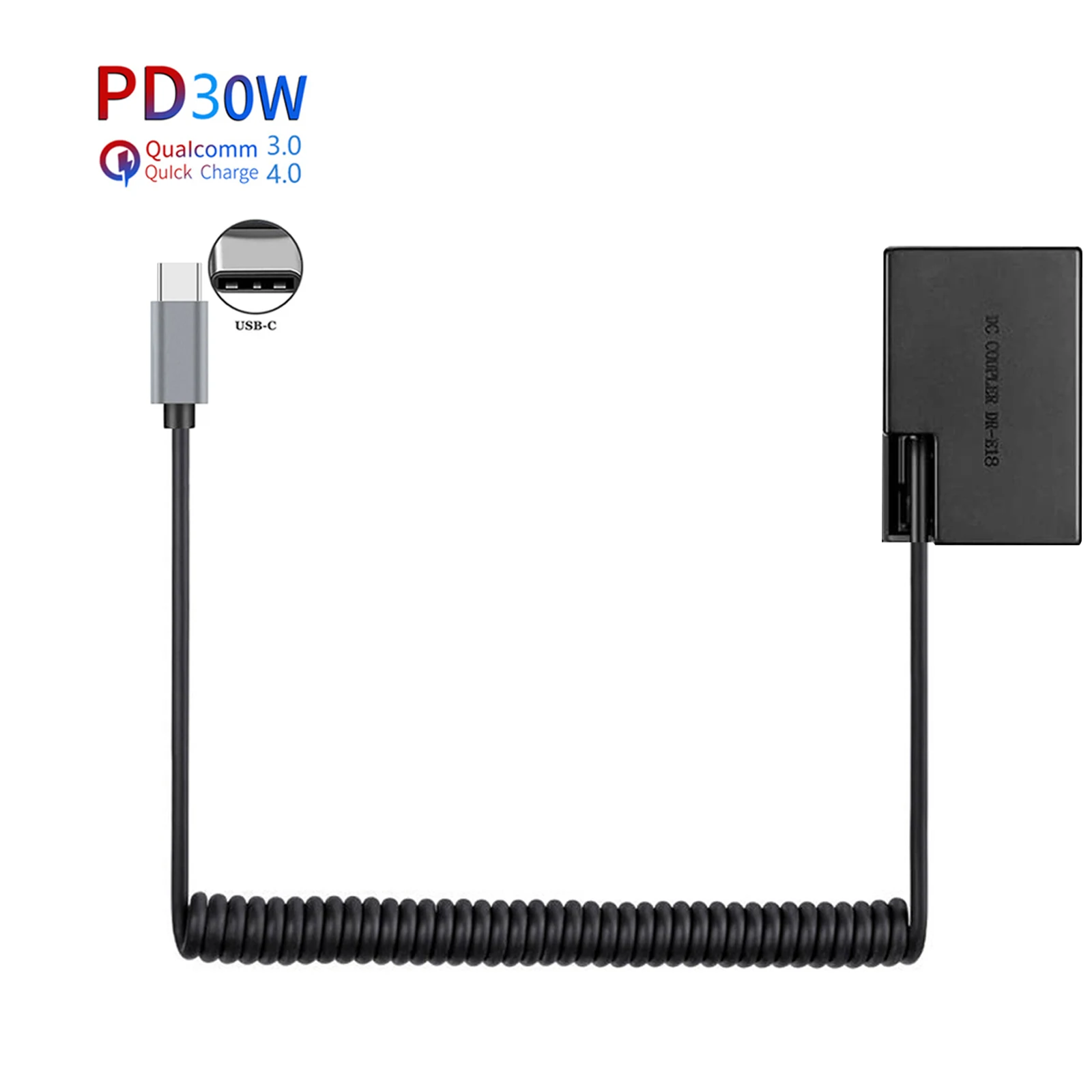 DR-E18-ACK-E18-LP-E17-Dummy-Battery-DC-Power-AC-Adapter-for-Canon-EOS ...