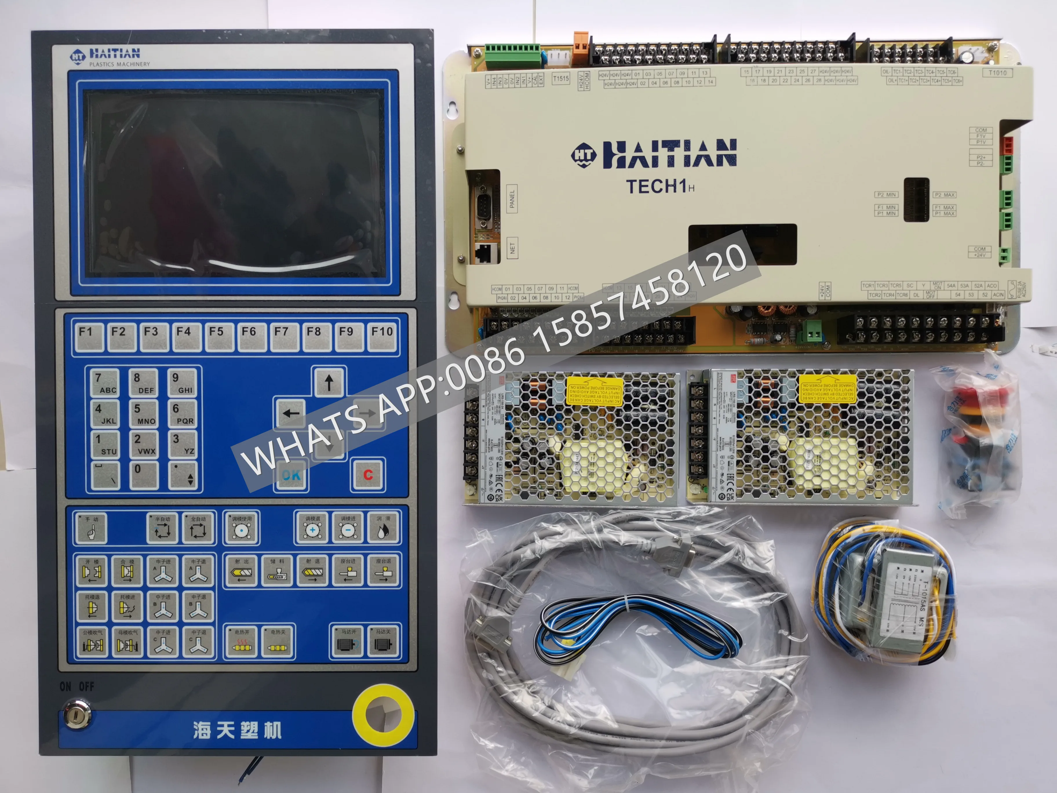 Haitian-Techmation-Tech1-TECH1H-controller-with-panel-M8-Q8-PLC-for ...