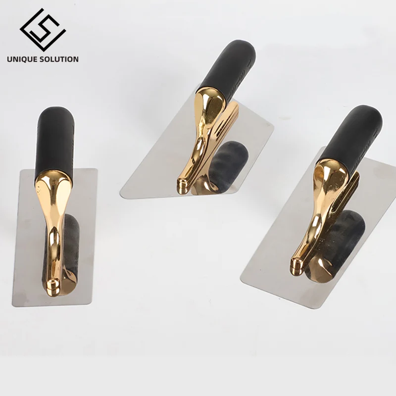 High-Quality-Gold-Stainless-Steel-Plaster-Skimming-Plastering-Trowel ...