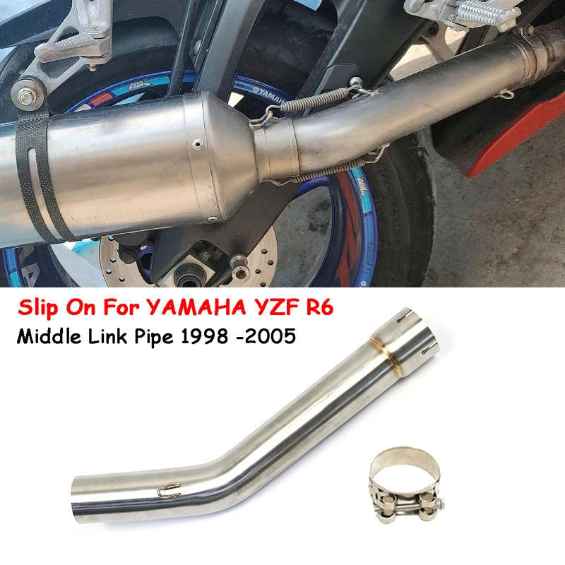 For YAMAHA YZF R6 YZF-R6 1998 - 2005 Motorcycle Exhaust Escape Modified ...
