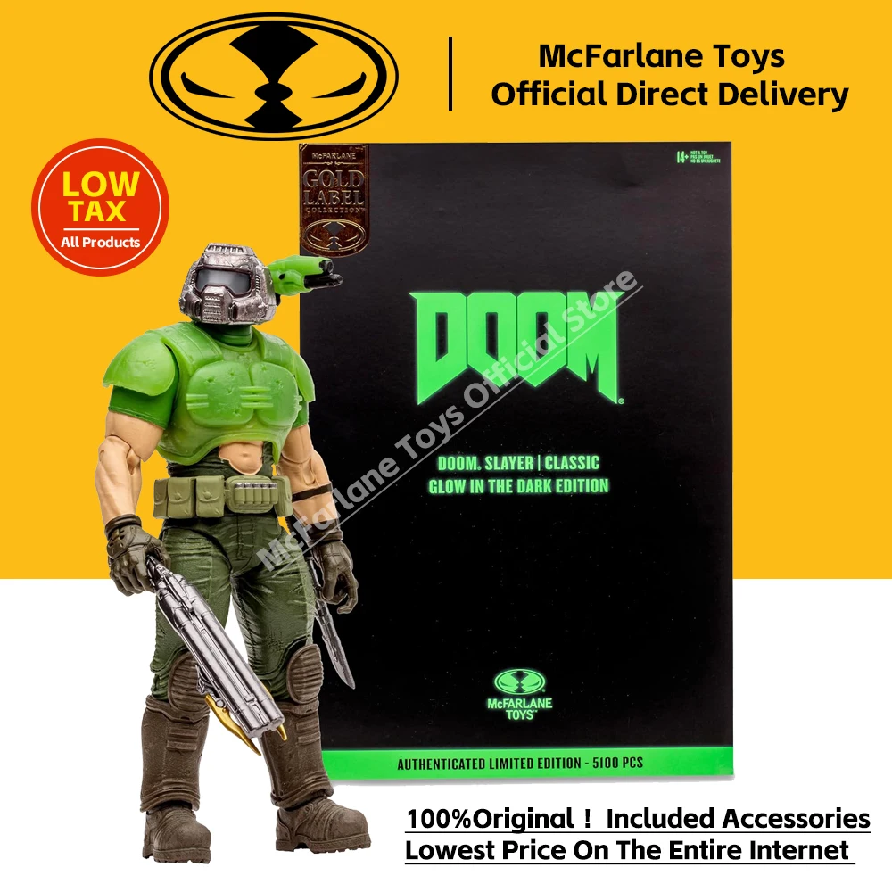 McFarlane-Toys-Doom-Slayer-Classic-Glow-in-The-Dark-Edition-18cm-Doom-Action-Figure-Digital ...